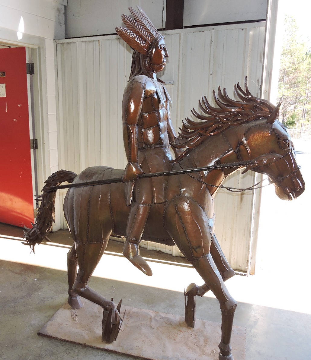 WELDED METAL SCULPTURE STATUES – HD TRUCKS & EQUIP LLC